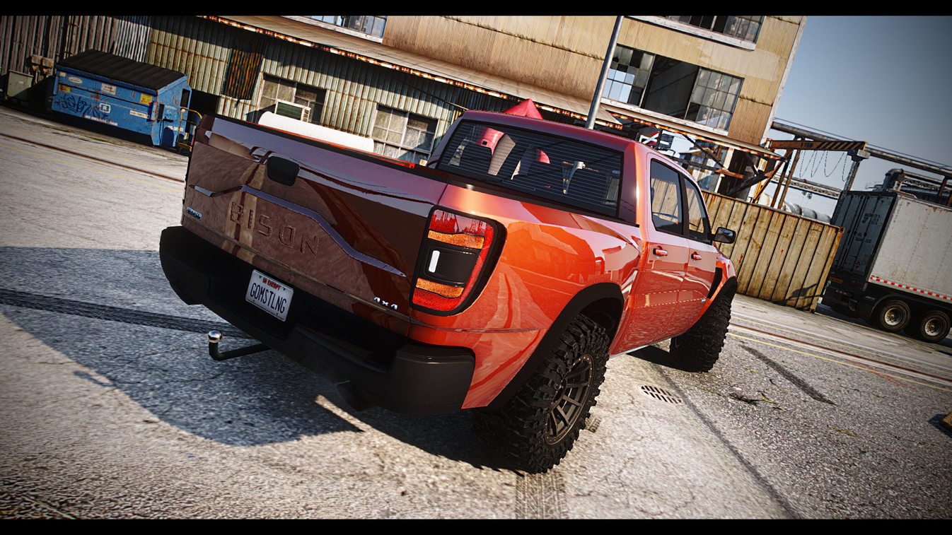 Bravado Bison Hellfire XL | Addon Sound | 49 Tuning Parts | Livery Map – GOM Modeling